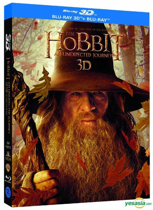 YESASIA : The Hobbit: An Unexpected Journey (Blu-ray) (4-Disc) (2D + 3D) (Lenticular) (First ...