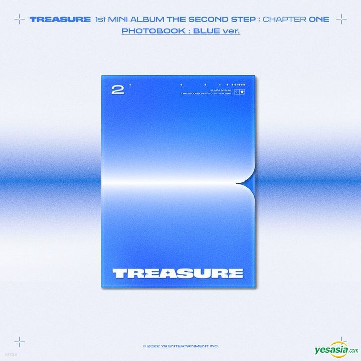 YESASIA: TREASURE Mini Album Vol. 1 - The Second Step : Chapter One (Photobook Version) (Blue ...