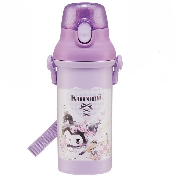 YESASIA : Kuromi 塑膠水壼 480ml - - 生活百貨及精品 - 郵費全免 - 北美網站