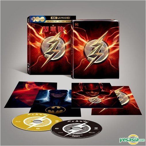 YESASIA: The Flash (2023) (4K Ultra HD + Blu-ray) (Steelbook) (Logo Version) (Taiwan Version ...