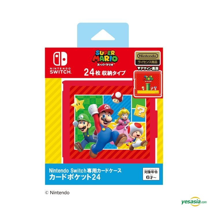 YESASIA: Nintendo Switch Card Case 24: Super Mario Enjoy ver. (Japan ...