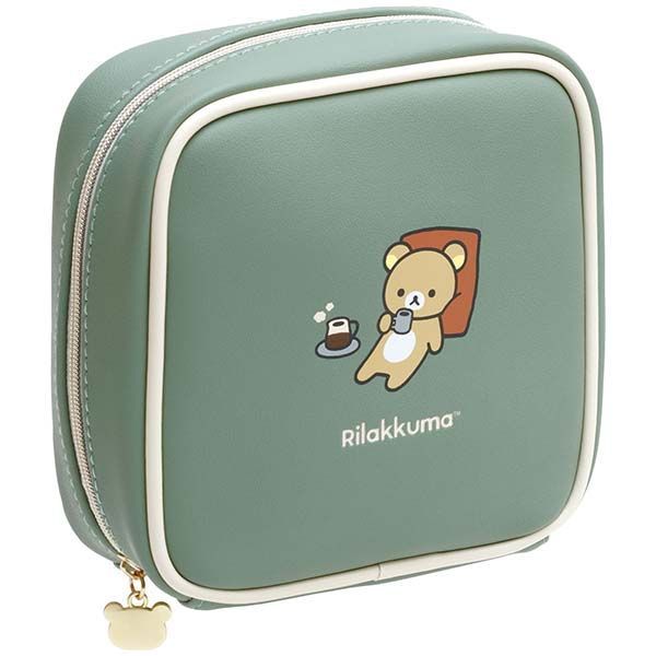 YESASIA: San-X Rilakkuma Square Pouch (BASIC RILAKKUMA HOME CAFÉ) - San ...