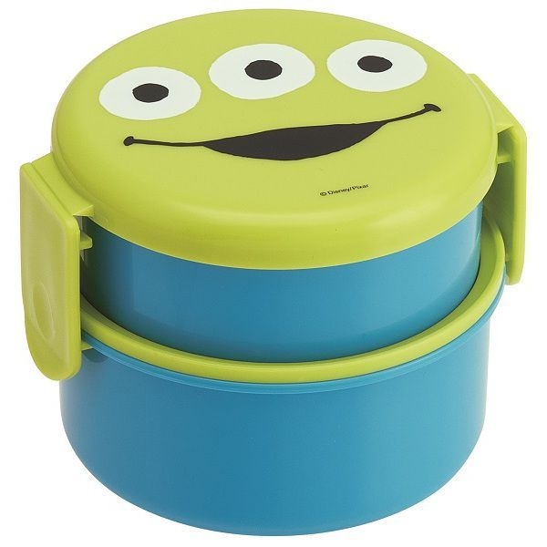 YESASIA : Alien Face Round Lunch Box 500ml (with Fork) - - 生活百貨及精品 - 郵費全免