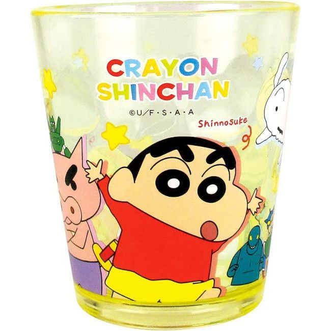 YESASIA: Crayon Shin-Chan Clear Plastic Cup (Yellow) - T'S Factory ...