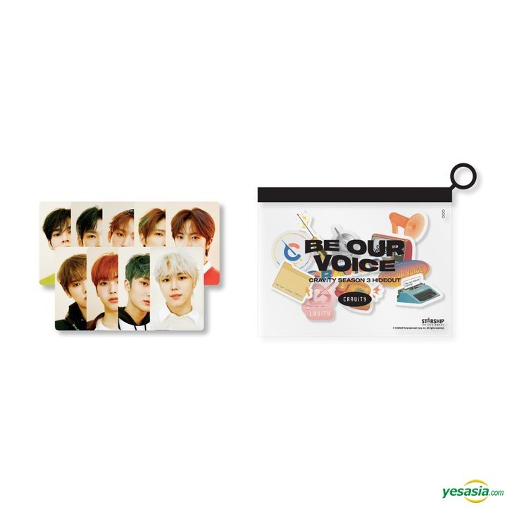 YESASIA : Cravity - Season 3 HIDEOUT: Be Our Voice Sticker Pack 精品,男明星 ...