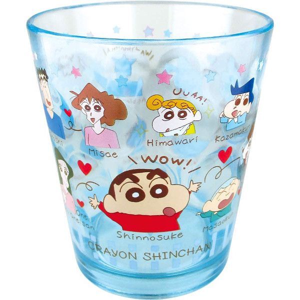 YESASIA: Crayon Shin-Chan Clear Plastic Cup (Blue) - T'S Factory ...