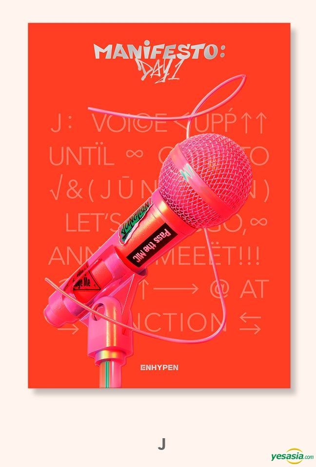 YESASIA : ENHYPEN Mini Album Vol. 3 - MANIFESTO : DAY 1 (J Version ... YESASIA : ENHYPEN Mini Album Vol. 3 - MANIFESTO : DAY 1 (J Version ...