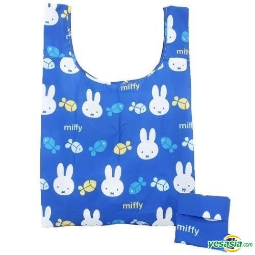 YESASIA: Miffy : Folding Shopping Bag (Fish Blue) - Miffy, Marushin ...