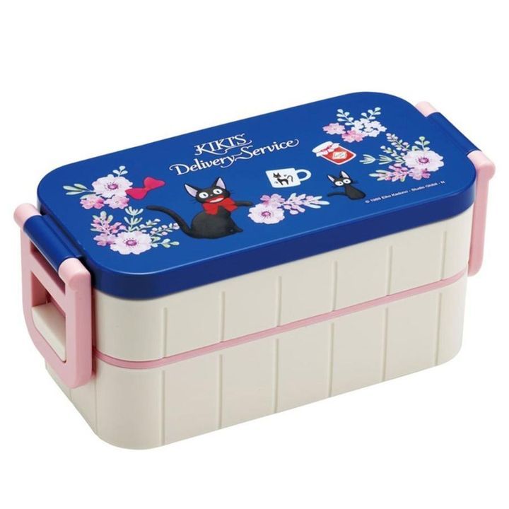 YESASIA: Kiki's Delivery Service 2-Tier Lunch Box 600ml with Chopsticks - Skater - Lifestyle ...