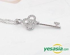 YESASIA: Yoon Eun Hye Style - Missing You Key Necklace (Silver ...