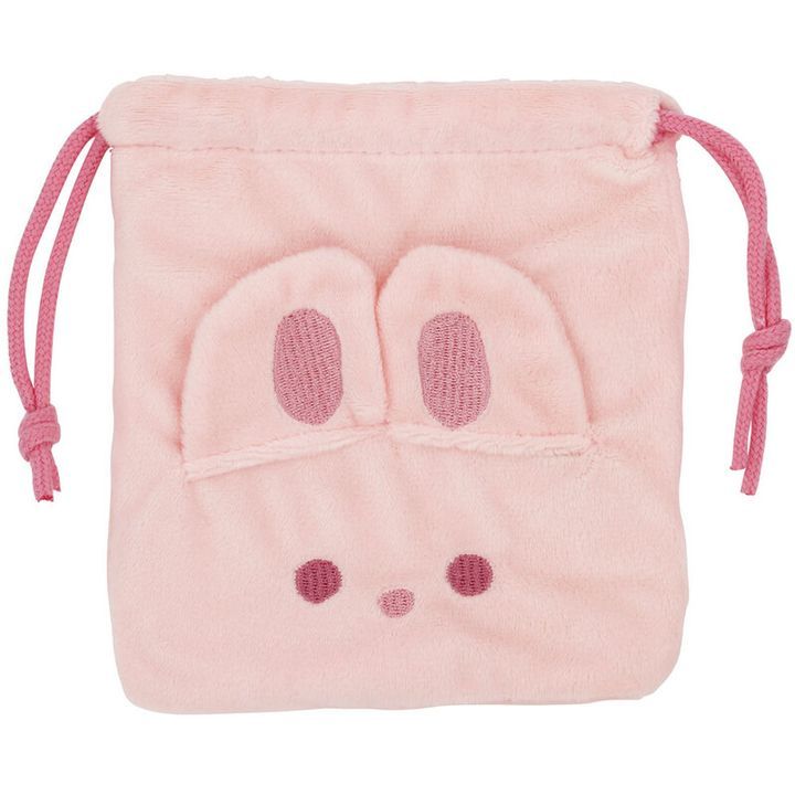YESASIA: mofumofu friends Usagi Plush Drawstring Pouch - Skater ...