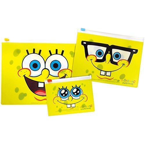 YESASIA: SpongeBob Clear Pocket Set (3P) (SpongeBob Face) - T'S Factory ...