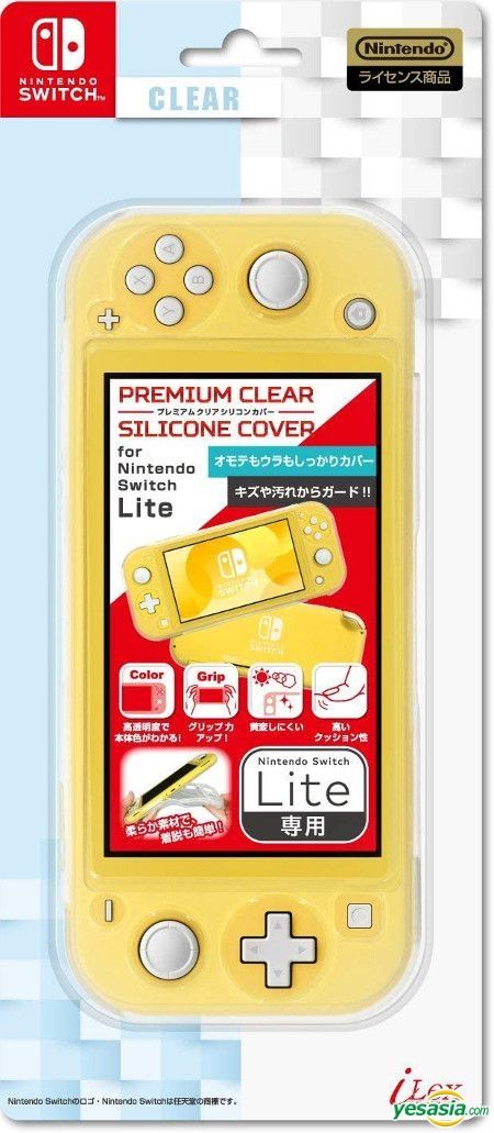 YESASIA: Premium Clear Silicon Cover for Nintendo Switch Lite (Japan ...