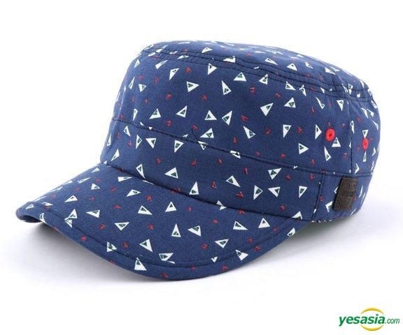 YESASIA: Triangle Pattern Military Cap (Blue) Celebrity Gifts ...