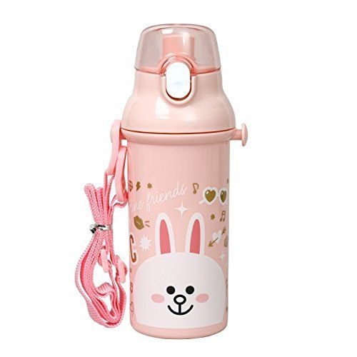 YESASIA: LINE FRIENDS Push One Water Bottle 480ml Cony - Skater - Lifestyle & Gifts - Free Shipping