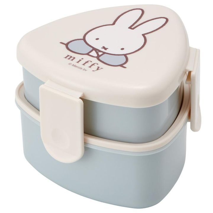 YESASIA: Miffy Onigiri Box / Food Storage Box (with Fork) - Skater - Lifestyle & Gifts - Free ...