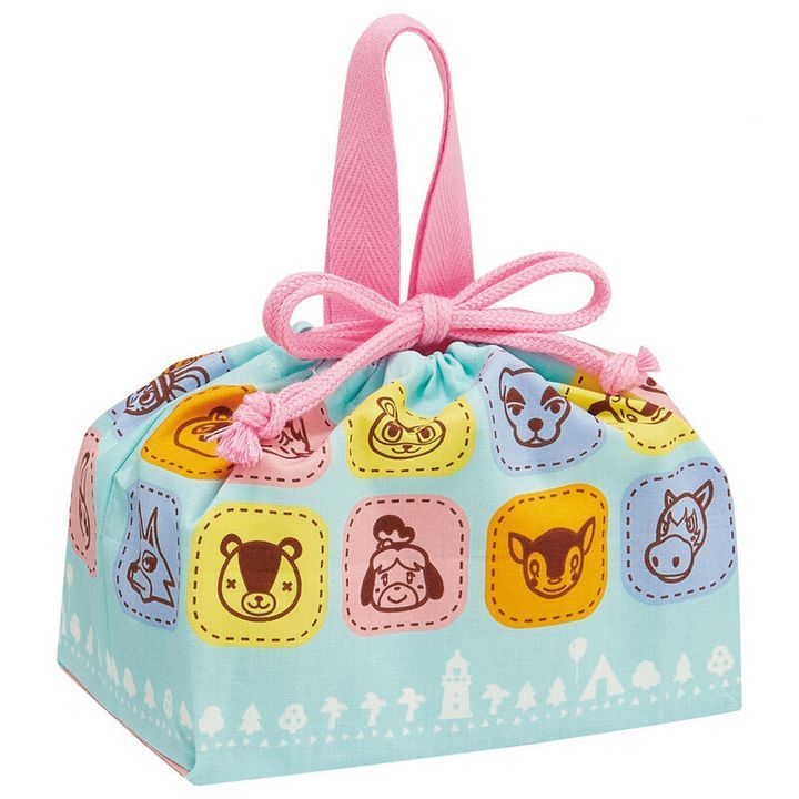 YESASIA: Animal Crossing Drawstring Lunch Bag - Skater - Lifestyle & Gifts - Free Shipping