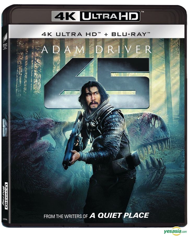 YESASIA: 65 (2023) (4K Ultra HD + Blu-ray) (Hong Kong Version) Blu-ray - Ariana Greenblatt, Adam ...