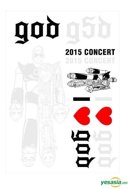 YESASIA : g.o.d 2015 Concert Official Goods - Sticker 精品,組合,海報/寫真集 ...
