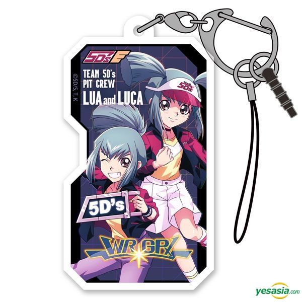 YESASIA : Yu-Gi-Oh! 5D's : Leo & Luna Acrylic Multi Key Ring WRGP Off ...