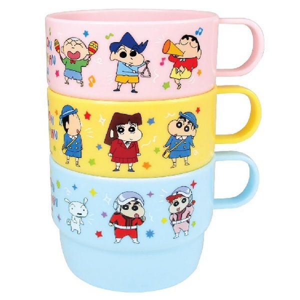 YESASIA : Crayon Shin-Chan Plastic Cup (3 Pieces Set) (Shin-Chan ...
