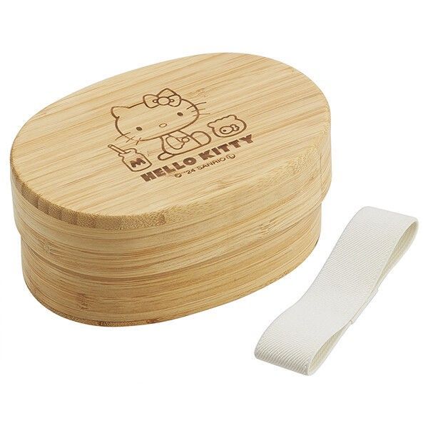 YESASIA: Sanrio Hello Kitty Bamboo Lunch Box 400ml - Skater - Lifestyle ...