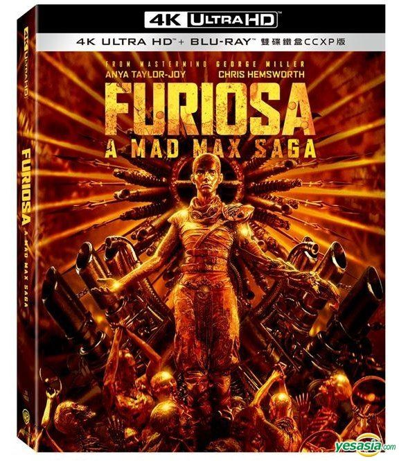 YESASIA: Furiosa: A Mad Max Saga (2024) (4K Ultra HD + Blu-ray) (CCXP) (Taiwan Version) Blu-ray ...