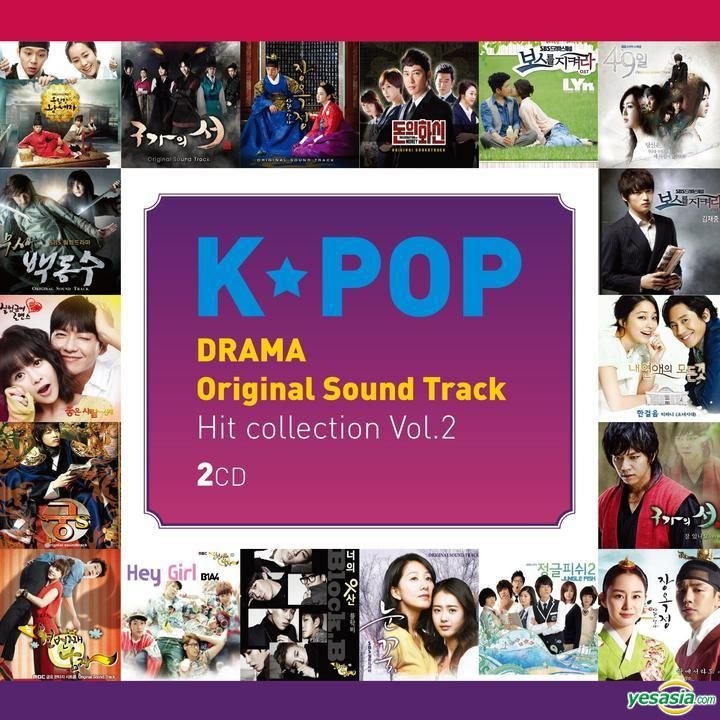 YESASIA: K-pop Drama OST Hit Collection Vol. 2 (2CD) + 2 Posters in Tube (Gu Family Book + 2 ...