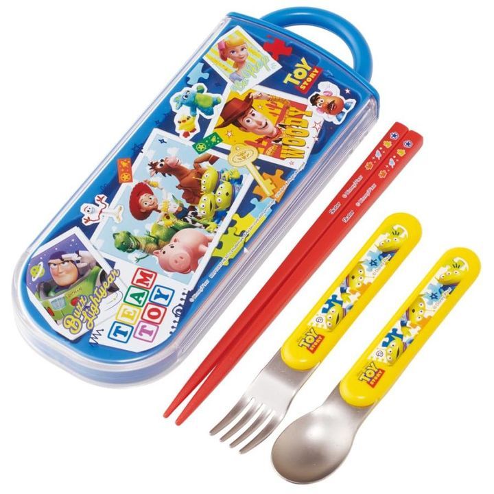 YESASIA: Toy Story Cutlery Set with Case - Skater - Lifestyle & Gifts ...