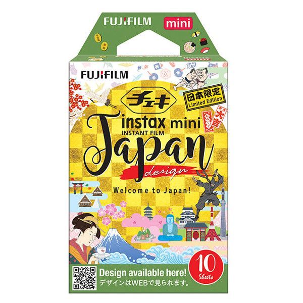 YESASIA: Fujifilm Instax Mini Film (Japan Design) (10 Sheets per Pack ...