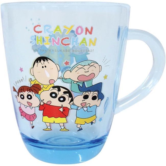 YESASIA: Crayon Shin-Chan Clear Plastic Cup (Blue) - T'S Factory ...