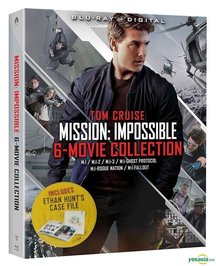 YESASIA: Mission: Impossible 6-Movie Collection (Blu-ray + Digital ...