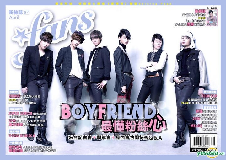 YESASIA: Fans Vol. 87 April 2012 (Boyfriend Cover) GROUPS,PHOTO ALBUM ...