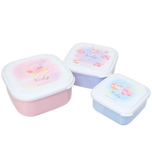 YESASIA: Kirby Food containers (3 Pieces Set) PUPUPU STARLIGHT - Kamio ...