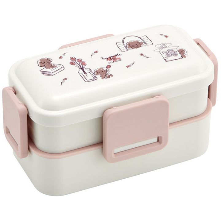 YESASIA: Toy poodle with interior 2-Tier Lunch Box 600ml - Skater - Lifestyle & Gifts - Free ...