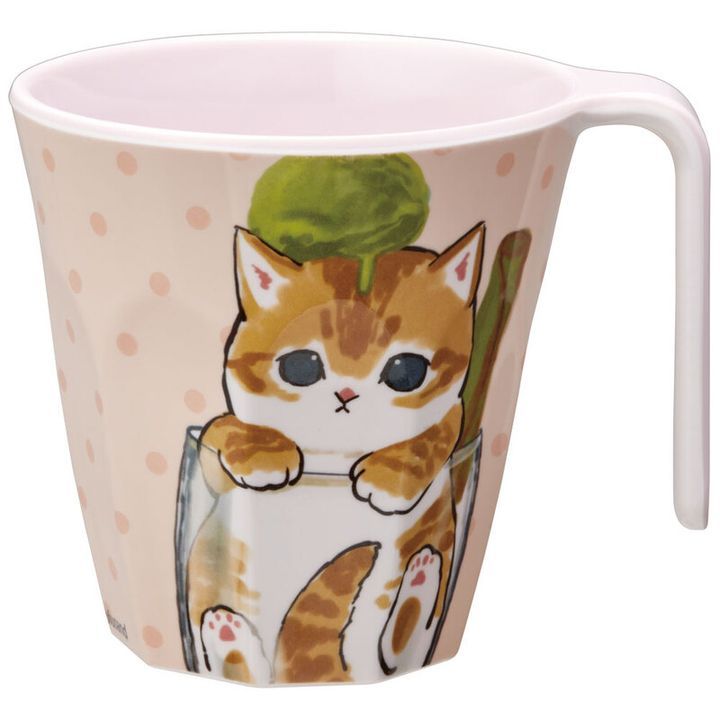 YESASIA: Image Gallery - mofusand Plastic Cup 300ml with Handle