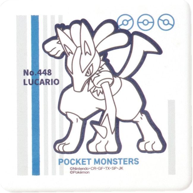 YESASIA: Pokemon Square Coaster (Lucario) - Kanesho Toki - Lifestyle ...
