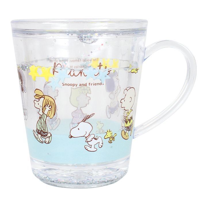 YESASIA: SNOOPY Clear Plastic Cup (Running race) - T'S Factory ...