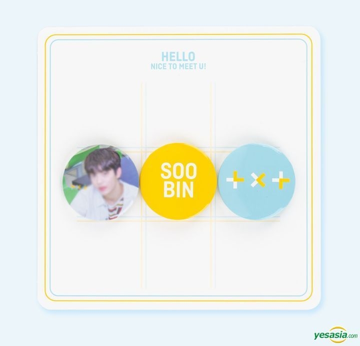 YESASIA: TXT Official Goods - Can Badge Set (Soo Bin) MALE STARS ...