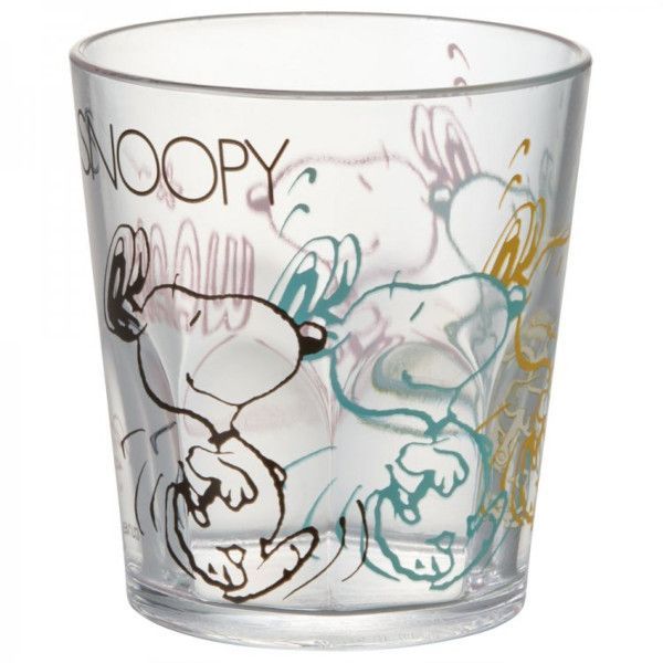 YESASIA: SNOOPY Clear Plastic Cup - Skater - Lifestyle & Gifts - Free ...