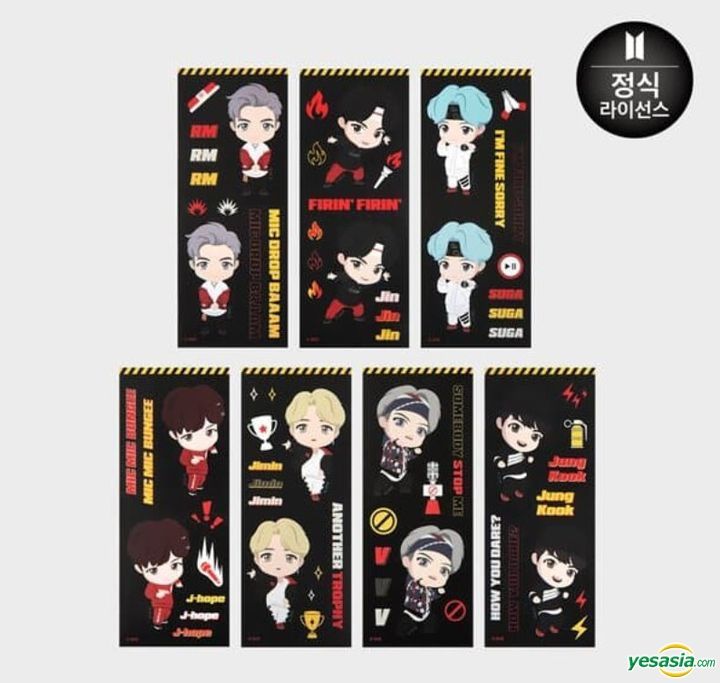 YESASIA: [BTS] TinyTAN_Removable Sticker (RM) GROUPS,PHOTO/POSTER,GIFTS,Celebrity Gifts,MALE ...