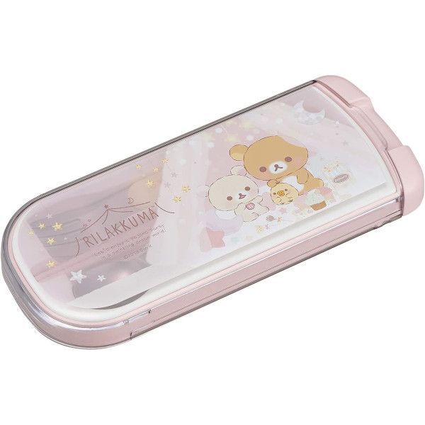 YESASIA: Rilakkuma Cutlery Set with Case - OSK - Lifestyle & Gifts ...