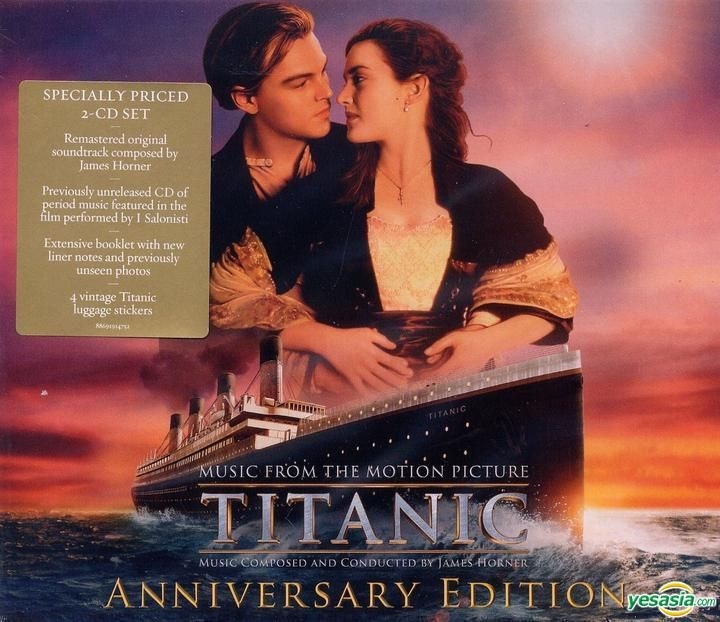 YESASIA: Titanic Original Soundtrack (OST) (2CD Anniversary Edition) (EU Version) CD - Movie ...
