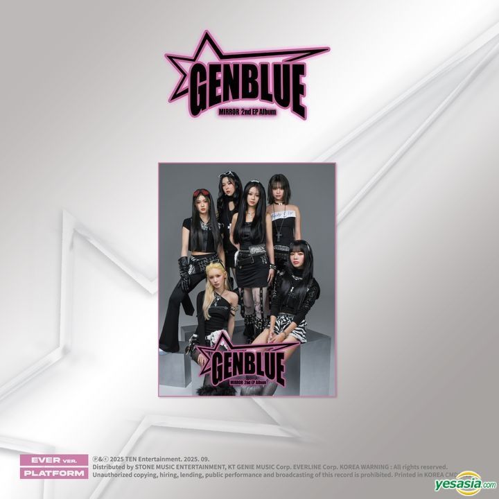 YESASIA: GENBLUE Mini Album Vol. 2 - MIRROR (EVER Version) (Platform Album) Music - GENBLUE, TEN ...
