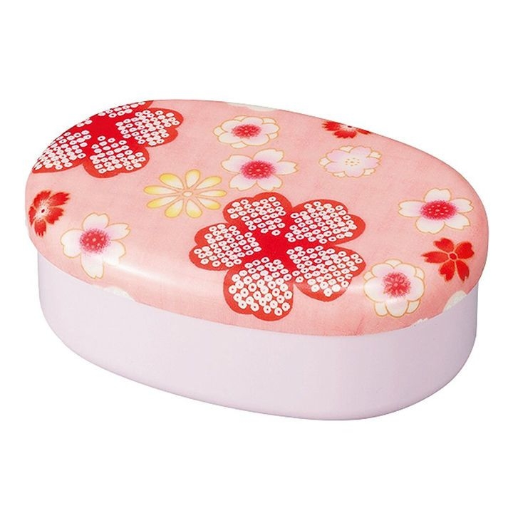 YESASIA: Hakoya Nunobari Oval Lunch Box Yume Sakura (Pink) - Hakoya ...
