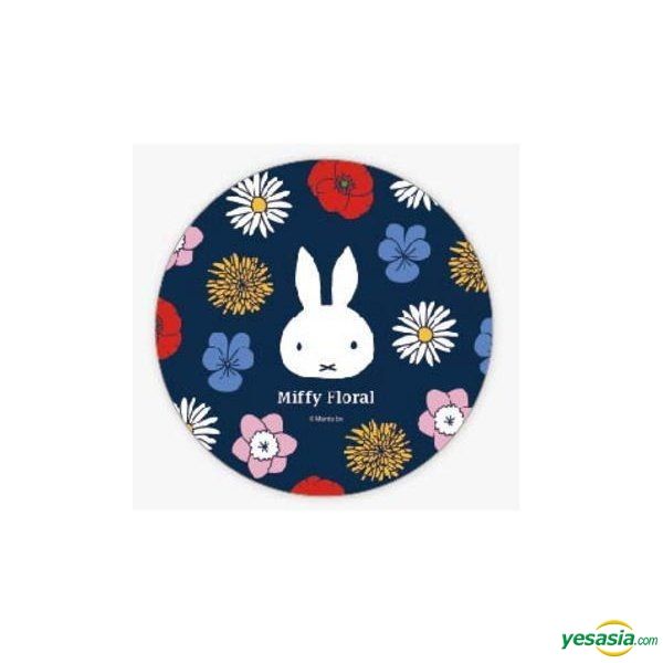 YESASIA: Miffy : Miffy Floral Series Mouse Pad (Navy) - Miffy, Marimo ...