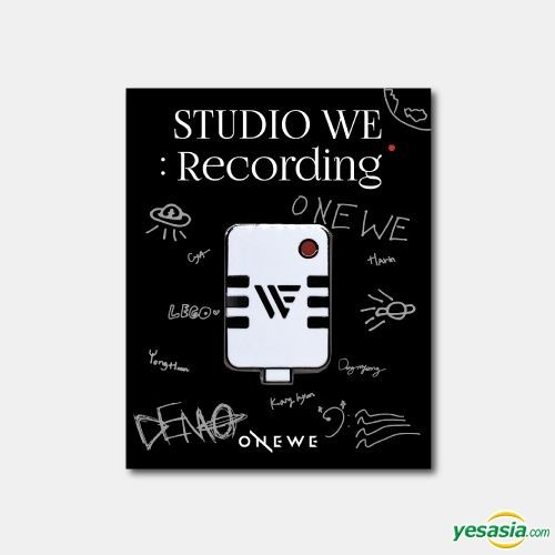 YESASIA: ONEWE 'STUDIO WE : Recording' Official Badge FEMALE STARS ...