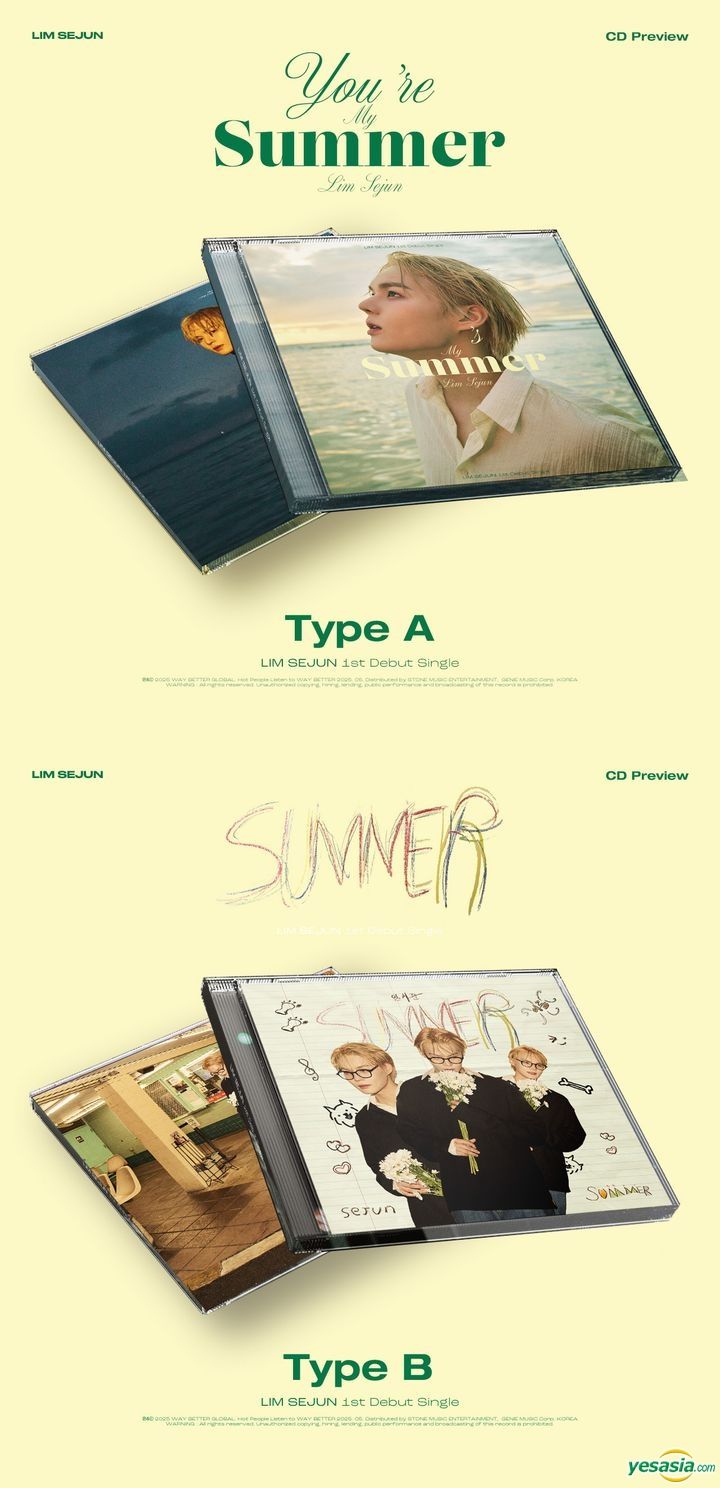 YESASIA: Lim Se Jun Single Album Vol. 1 - You're My Summer (Set Version ...