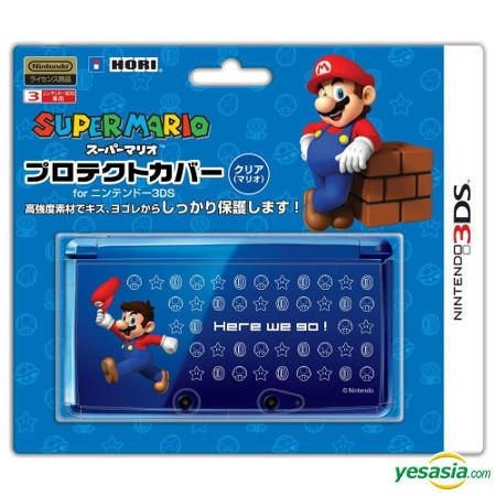 YESASIA: 3DS Super Mario Protect Cover Clear (Mario) (Japan Version ...