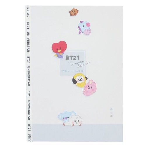 YESASIA: BT21 B5 Note Book (graph paper) (Korokoro) - CRUX - Lifestyle ...